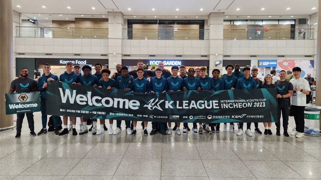 Under-17s arrive in South Korea - Wolves Academy
